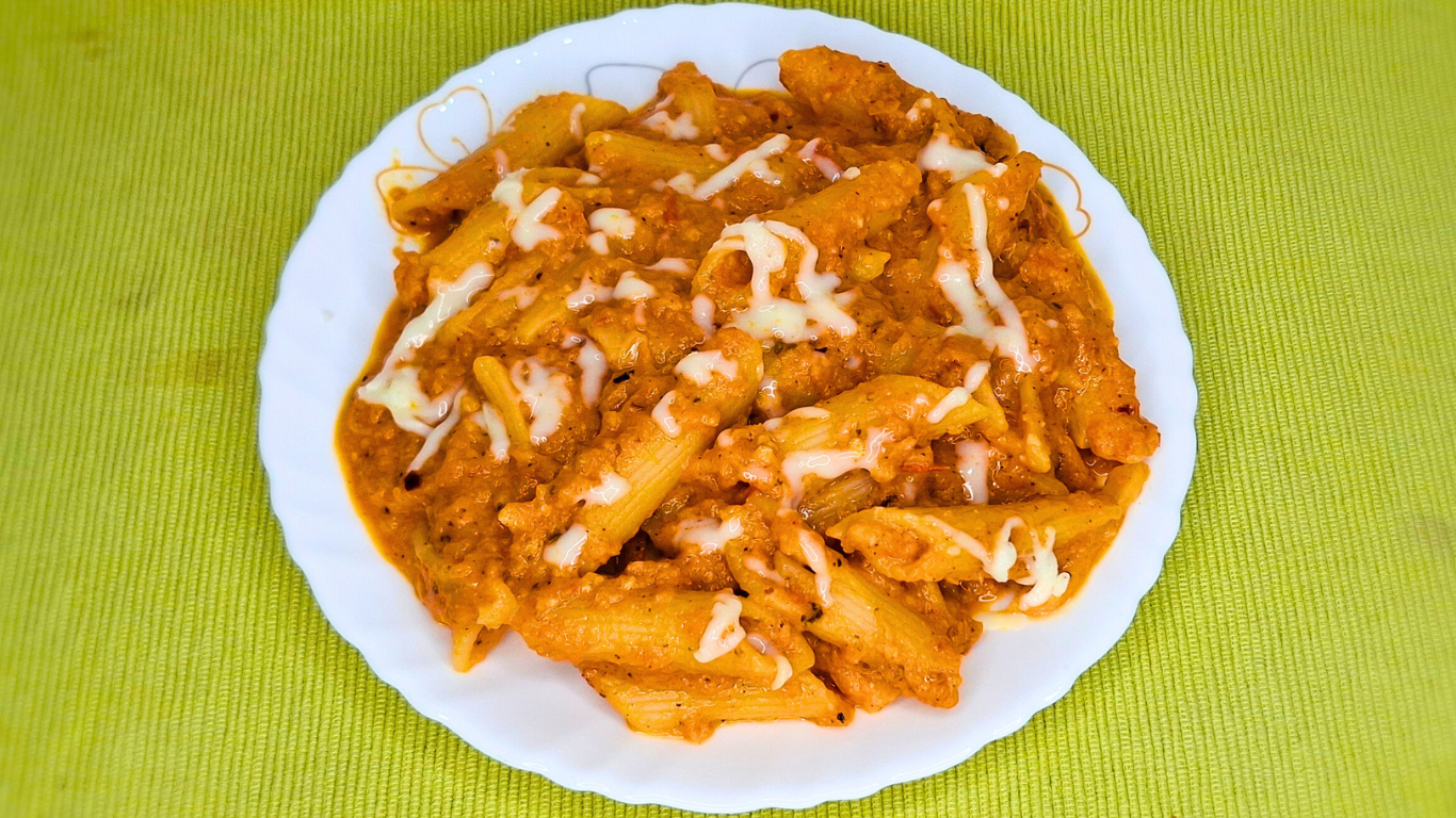 Peri Peri Sauce Pasta | Creamy Pasta | Red Sauce | Pasta Recipe